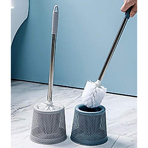 SPOUR Toilet Brush,Floor Standing Toilet Brush,Hideaway Toilet Bowl Brush for Bathroom,Deep Cleaner Toilet Brushes-Dark_Gray