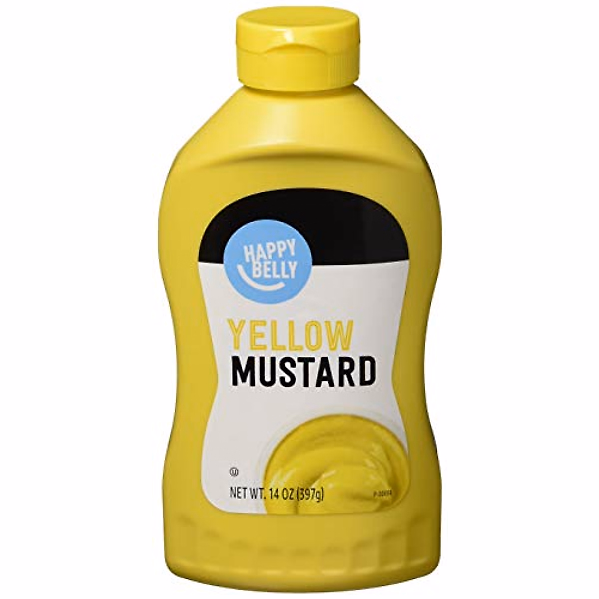 Amazon Brand - Happy Belly Yellow Mustard, Kosher, 14 ounce (Pack of 1)