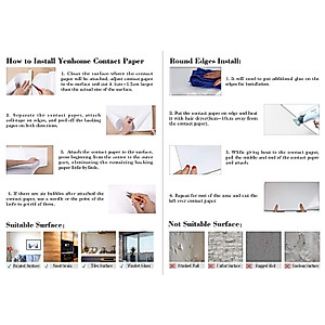 Yenhome 24" X 118" Silver Brush Stainless Steel Contact Paper for Appliances Self Adhesive Vinyl Film Waterproof Peel and Stick Stainless Steel Wallpaper Drawer and Shelf Liner for Kitchen Cabinets