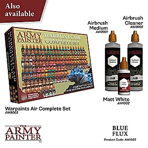 The Army Painter Warpaint Air Fluorescent Blue Flux - Acrylic Non-Toxic Heavily Pigmented Water-Based Paint for Tabletop Roleplaying, Boardgames, and Wargames Miniature Model Painting