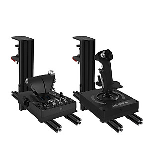 Hikig 2 Set The Desk Mount for The Flight Sim Game Joystick, Throttle and Hotas Systems Compatible with Logitech X56, X52, X52 Pro, Thrustmaster T-Flight Hotas,Thrustmaster T.16000M, Thrustmaster TCA