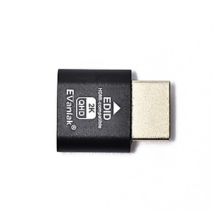 EVanlak HDMI Dummy Plug Headless Ghost Display Emulator Premium Aluminum PC（Fit Headless-1920x1080 New 3RD@60Hz）-3Pack