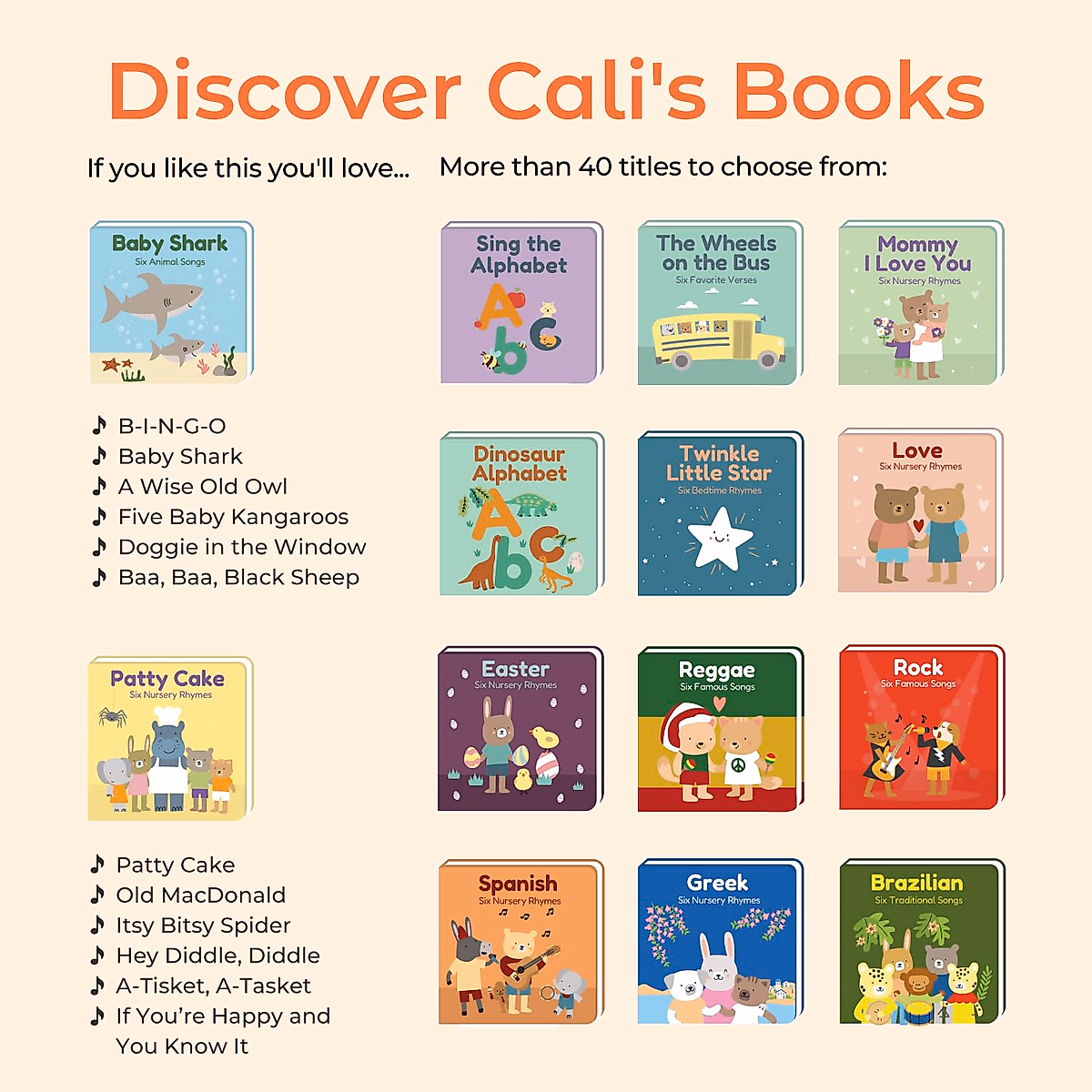 Cali's Books I'm a Little Teapot Interactive Musical Book for Toddlers 1-3 | Books for 1 Year Old | Sound Book for Toddlers | Singing Books for Toddlers 1-3
