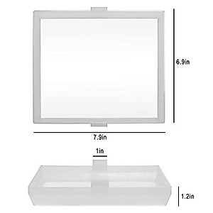 prime&swift S97011813 Ventilation Fan Light Lens Plastic Bulb Cover Replacement for S99110391, S99110428, S99110433, S99110438, S99110675, S99110677 White