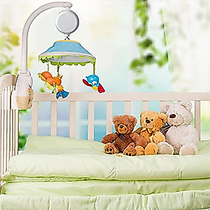 Mobile Baby Music Box Crib Mobile Box with Music Mobile Musical Replacement Nursery Mobile Motor Rotating Baby Crib Mobile Music Box Thirty-Five Lullabies Battery Operated