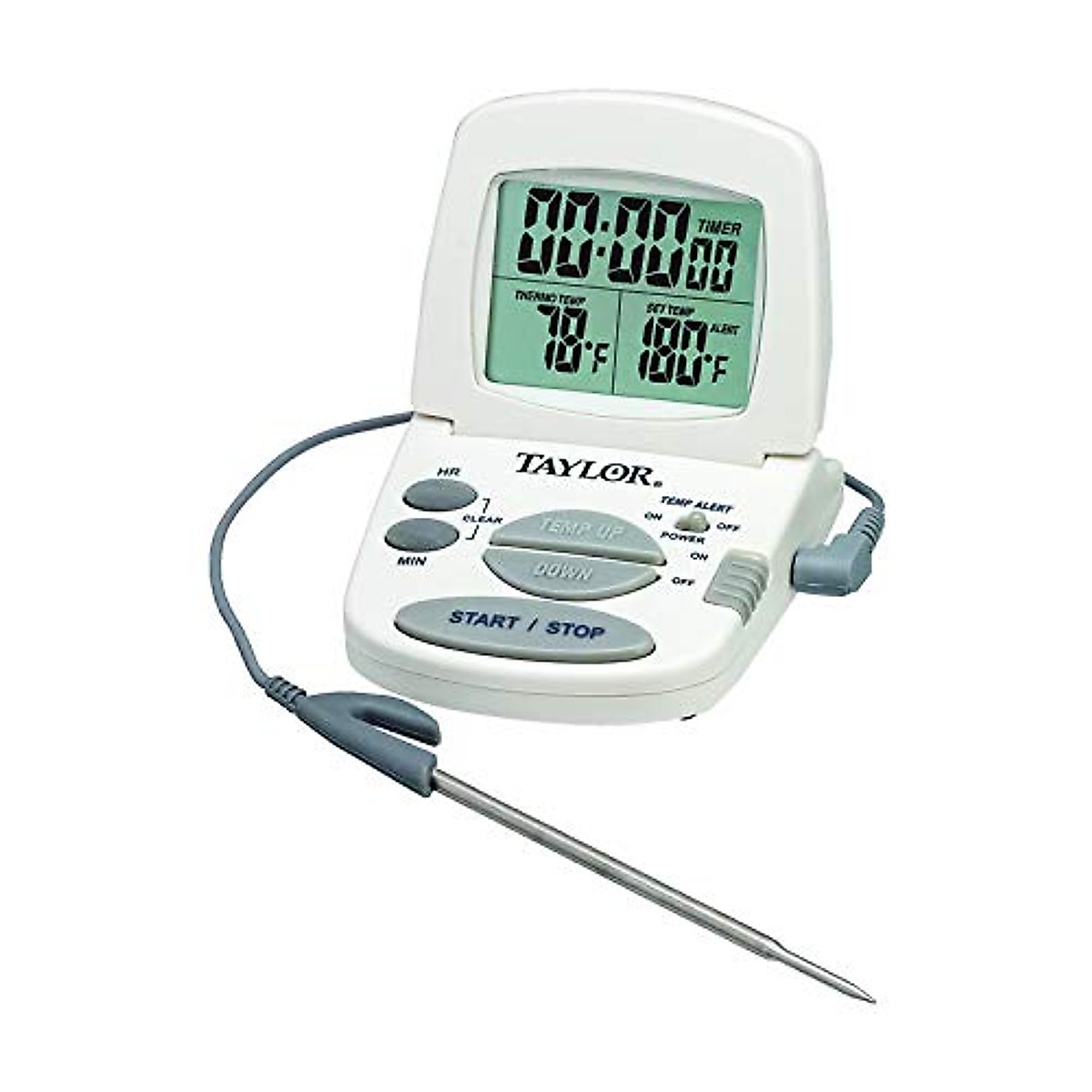 Taylor Classic Digital Oven Thermometer Meat 32 Deg F To 392 Deg F 4ft.