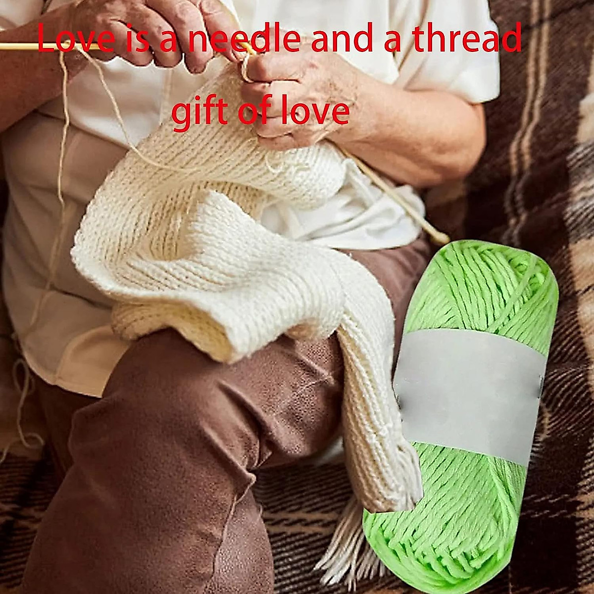 5 Rolls Glow in The Dark Yarn, Glow Yarn, 2023 DIY Glow in The Dark Yarn for Crochet, Glow in Dark Yarn for Holiday Gifts Scarves, Shawls, Sweaters, Hats (5 Colors)