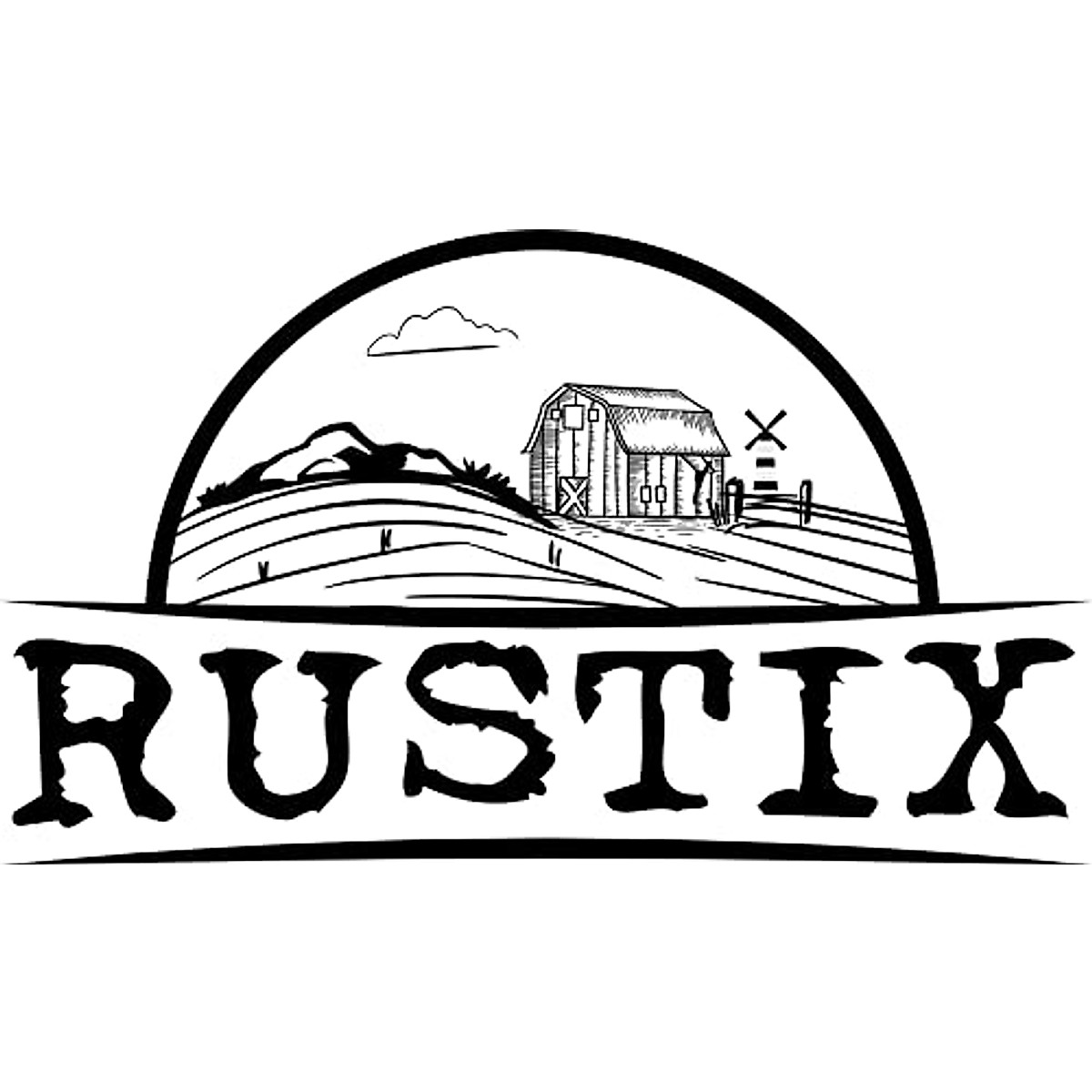 Rustix Piggy Bank - Rustic Large Piggy Bank for Adults - Farmhouse Style Coin Bank and Money jar - Makes a Cute Tip Jar, Change jar, Donation jar, or Swear jar