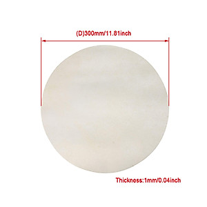 Yibuy 30cm Drums Head Round for Bongo Drums / 8" African Drum Beige