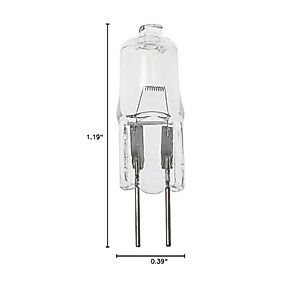 SQXBK 10PCS G4 Halogen Bulb Bulb Instrument 6V20W Bulb Microscope Light Bulb Light Bulb Replacement Heavy Machinery Marine Train Cabin Lighting Replacement
