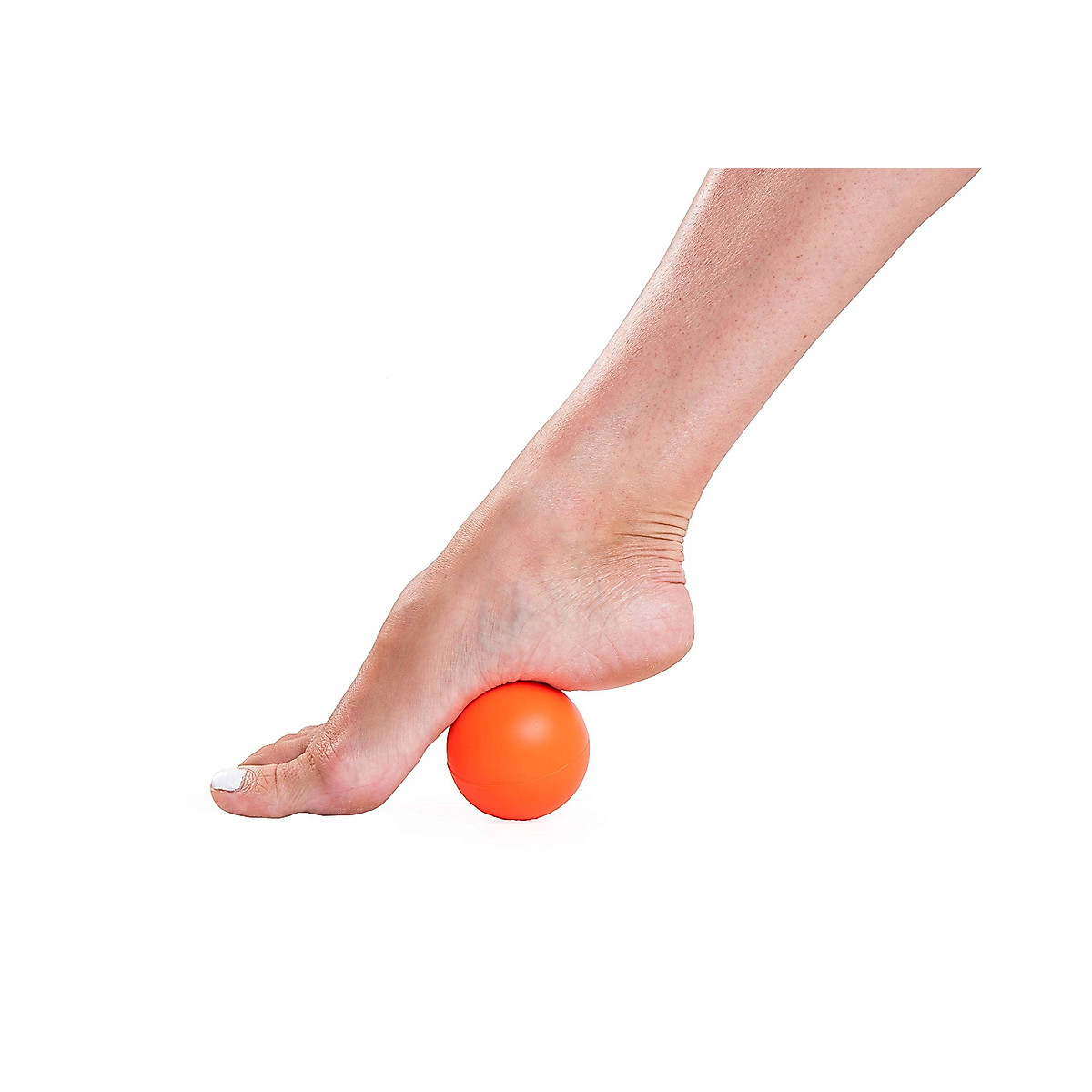 Velocity Massage Lacrosse Ball for Muscle Knots, Myofascial Release, Yoga & Trigger Point Therapy - Firm Rubber Scientifically Designed for Durability and Reliability - Red, 2 Balls