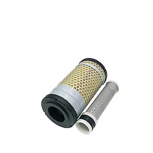 MOWFILL 6C060-99410 Air Filter With 32721-58242 Inner Filter Replace for Kubota K7311-82390 6A100-82630 GA100-82630 Fits B1410 B1610 B2710 B1700 B2100 B2400 B2410 B2630 B3200 B3300 B7300 B7400 B7410