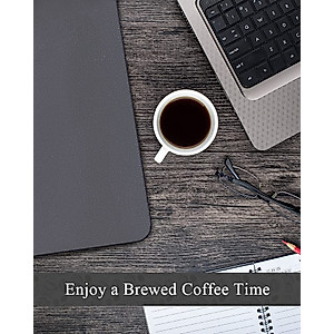 Coffee Mat-Coffee Bar Accessories-No Water Marks Dish Drying Mat-Coffee Bar Mat for Countertops Rubber Backing Bar Mat Under Coffee Maker Machine Coffee Pot-Perfect Coffee Station Organizer