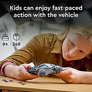 LEGO Speed Champions Pagani Utopia 76915 Race Car Toy Model Building Kit, Italian Hypercar, Collectible Racing Vehicle, 2023 Set