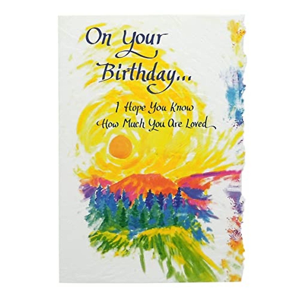 Blue Mountain Arts Birthday Card Assortment—4 Unique Greeting Cards with Uplifting Happy Birthday Wishes for the Special People in Your Life