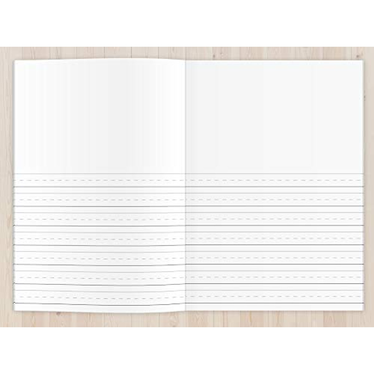 Mermaid Naia Primary Story Journal Composition Book: Grade Level K-2 Draw and Write, Dotted Midline Creative Picture Notebook Early Childhood to Kindergarten (Fantasy Ocean Watercolor Series)