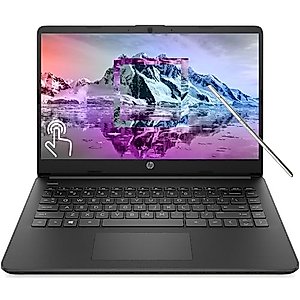 HP 14 Inch Touchscreen Laptop for College Student, AMD Ryzen 3 5300U(Beats i7-1065G7), Thin & Portable, Long Battery Life, AMD Radeon Graphics, Wifi6, HDMI, Windows 11 S(16GB|256GB SSD)