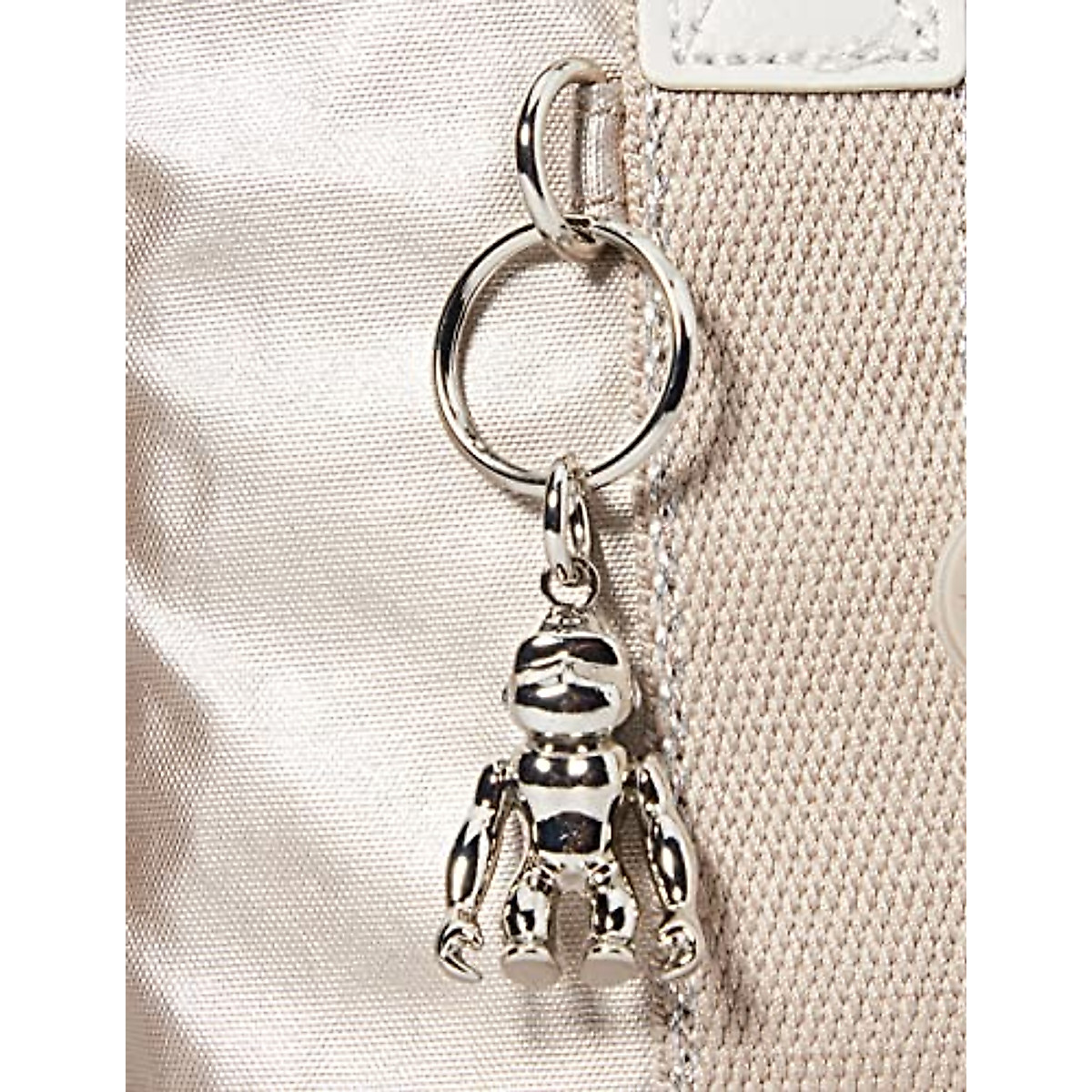 Kipling Art Mini, Silver (Metallic Glow)