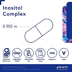 Pure Encapsulations Inositol Complex | Supplement to Support Energy, Healthy Metabolism, and Ovarian Function* | 60 Capsules