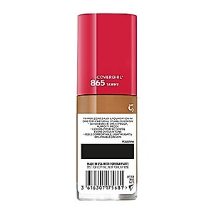 Covergirl Outlast Extreme Wear 3-in-1 Full Coverage Liquid Foundation, SPF 18 Sunscreen, Tawny, 1 Fl. Oz.