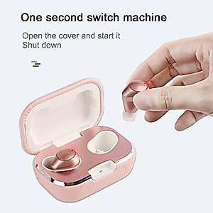 Wireless Earbuds, Bluetooth Headphones Touch Control with Wireless Charging Case, Waterproof TWS Stereo Headphones in-Ear Built-in Mic Headset Sound with Deep Bassfor iPhones and Samsung Galaxy