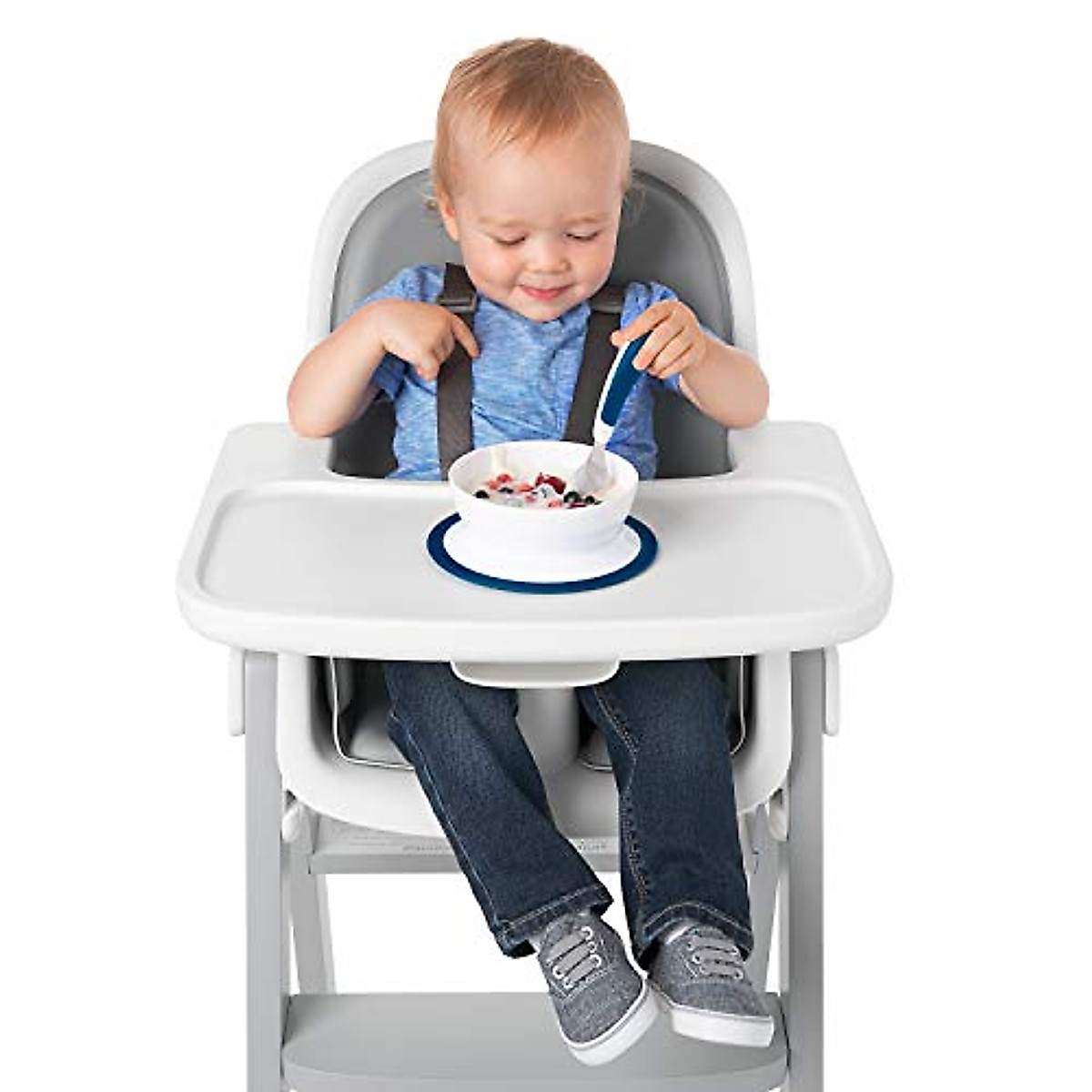 OXO Tot Stick & Stay Suction Bowl - Navy