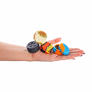 Ooze Silicone Containers Hot Box - 4 Pack - Multi-Colors - 8ml Round Non-Stick Silicone Oil Container - Kitchen Concentrate Container Wax Mini Multi Use Storage Jar - Stash Jar - Silicone Puck