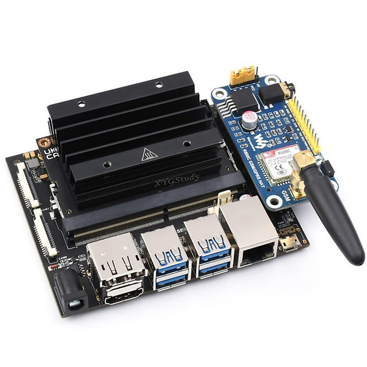 R800C GSM/GPRS HAT for Raspberry Pi and Jetson Nano Supports 2G Communication Phone Call and SMS GPRS with UART Interface @XYGStudy