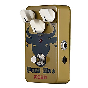 MOEN AM-FZ Fuzz Moo Fuzz Guitar Effect Pedal True Bypass Full Metal Shell With TONE Knob