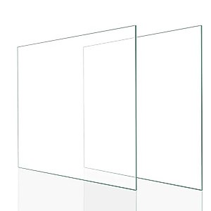 Annecy 8.5x11 Picture Frame Glass Replacement (2 Pack, Real Glass) High-Definition Real Glass Sheet, Set of 2