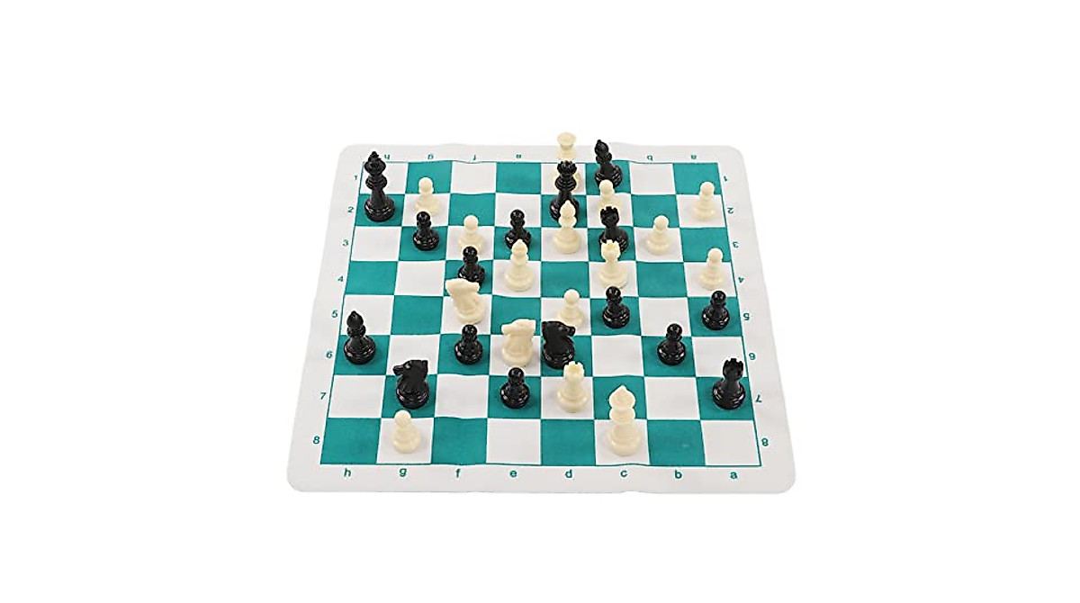 Portable Roll Up Chess Board Set for Travel and Picnics