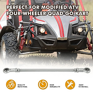 GZYF 310mm Steering Tie Rod kit Ball Joint M8 Ball Joiner Bolt Tie Rod for 50cc 70cc 90cc 110cc 125cc 200cc 250cc Quad Dirt Bike ATV Go Kart, 1PC