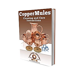 Pure Copper Pitcher (70 oz, 2 Liter) Handcrafted Water Jug & Copper/Brass Lid, Raw Interior for For Ayurveda Health