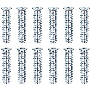 Spare Hardware Parts Desk, Bed Frame, Drawers, Sideboard, Dressing Table Screw (Replacement for IKEA Part #102138) (Pack of 12)