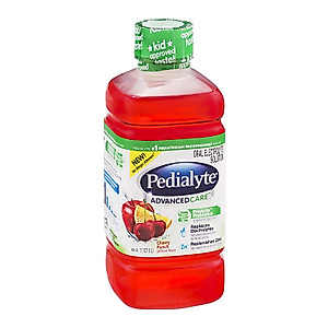 Pedialyte Advanced Care Oral Electrolyte Solution Cherry Punch Flavor 33.8 OZ (Pack of 16)