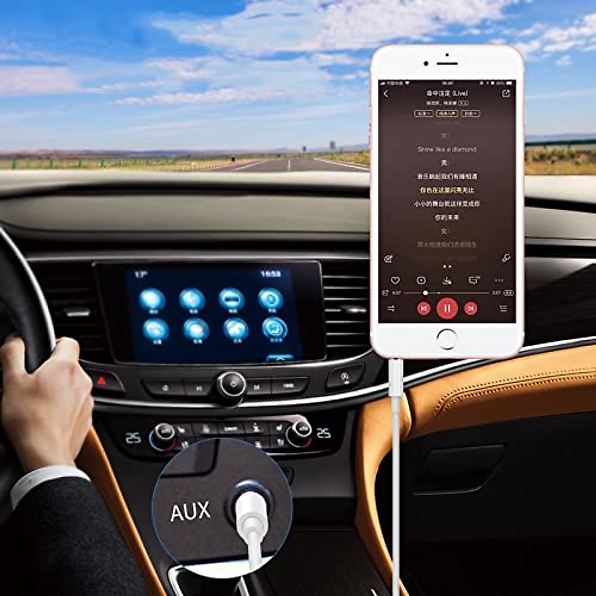 Learsoon Replacement Extension Audio Cable Cord Fit for Bose On-Ear 2/OE2/OE2i/QC25/QC35/Soundlink/SoundTrue Headphones (White)