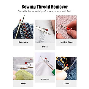 Sewing Machine Cleaning Kit, Mellbree 8pcs Repair Machine Sewing Tools Includes Tweezer Double Headed Lint Brush Different Size Screwdrivers and Seam Rippers to Boost Machine Sewing Performance