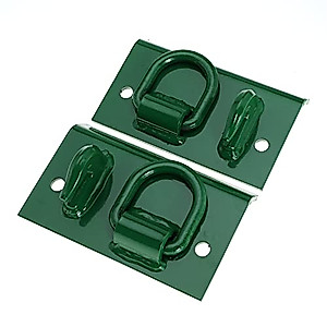 Tractor Bucket Hooks Bolt and D Ring on Grab Hooks for John Deere 1025R 2032R 3320 2520, 1/2" Shackles D Rings and 5/16 Grab Hooks for Tractor Bucket