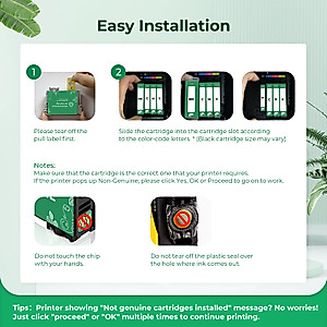 COLORETTO Remanufactured Ink Cartridge Replacement for Epson 98 T098 Used for Epson Artisan 730 810 835 710 Printer 6 Packs (1 Black 1 Cyan 1 Magenta 1 Yellow1 Light Cyan,1 Light Magenta) Combo Pack