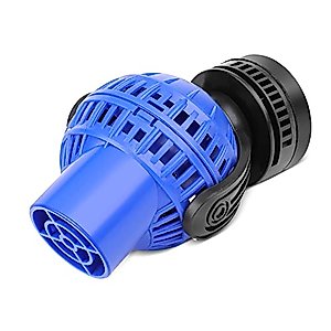 Flexzion Submersible Wave Maker 360 Degree Circulation Pump w/Magnetic Mount & Adjustable Flow Rate for Aquarium Fish Marine Coral Reef Tank Pools Fresh Salt Water -1600Gph