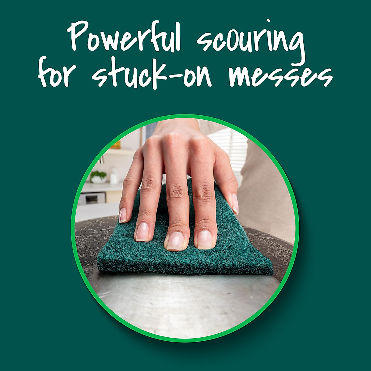 Scotch-Brite Heavy Duty Scour Pads, Scouring Pads for Kitchen and Dish Cleaning, 8 Pads