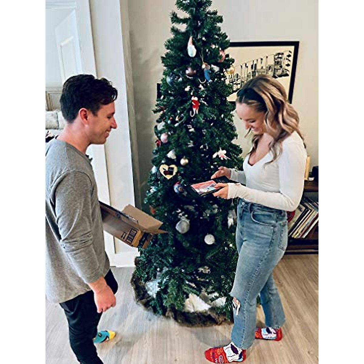 FATMINGO SOCKS – Cool Fun Colorful Crazy Funny Novelty Socks For Men – Funny Gifts – Dog Socks