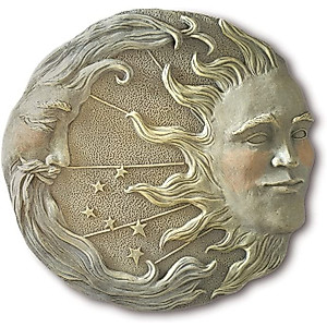 Gifts & Decor Celestial Sun Moon Star Wall Plaque