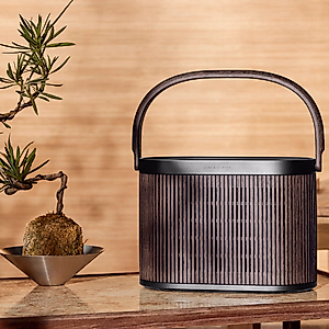 Bang & Olufsen Beosound A5 - Portable Bluetooth Speaker with Wi-Fi connection, Carry-Strap, Dark Oak