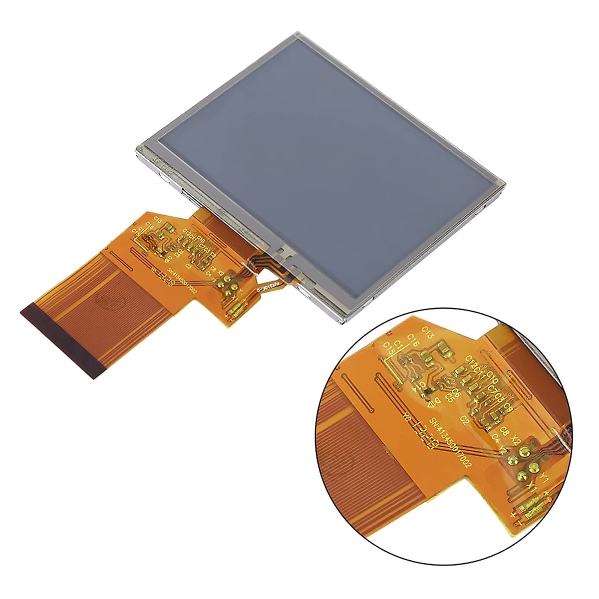 YWBL-WH 3.5" TFT LCD Display Screen 320×240 Resolution LCD Display Screen Replacement Compatible with LQ035NC111 54pin LCD