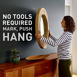 3M CLAW 15, 25 and 45 lb. Drywall Picture Hanger Variety Pack With Spot Markers, Heavyweight Hanging Solution for Room Decor and Office Decor, Including Mirrors or Large Art – 8 Pack