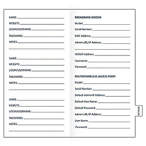 The LANG Companies Hugo Hege Password Journal (1014106)