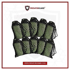 Deer Repel Deer Repellent Plants Pouches - Stop Deer and Rabbits Eating Plants Trees Gardens and Vegetables - 10 Pack Lasts 12 Months - All Natural Ingredients