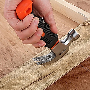 Spifflyer 8 oz Small Hammer Mini Hammer Nail Tool with Comfortable Soft Grip