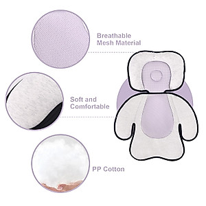 vocheer Toddler Stroller Cushion, Infant Car Seat Cushion Stroller Support Pillow for Newborn 0-12 Months